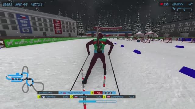 NGL Biathlon v2-карьера Василия Томшина(юниоры)