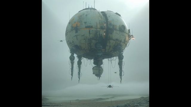 Enormous suspended structures - Dark ambient music. Solaris Ambient