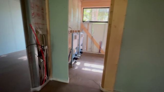 Устройство полусухой стяжки на доме в стиле фахверк, Тишково Московская область 27.06.2025