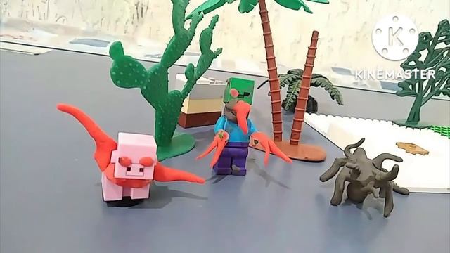 scape and run parasites (plasticine and Lego)