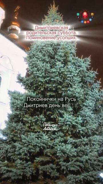 Народная мудрость в Димитриевскую субботу...