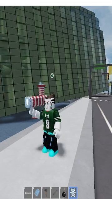 небоскреб сбросили в реку)) #небоскреб #река #роблокс #игры #весело