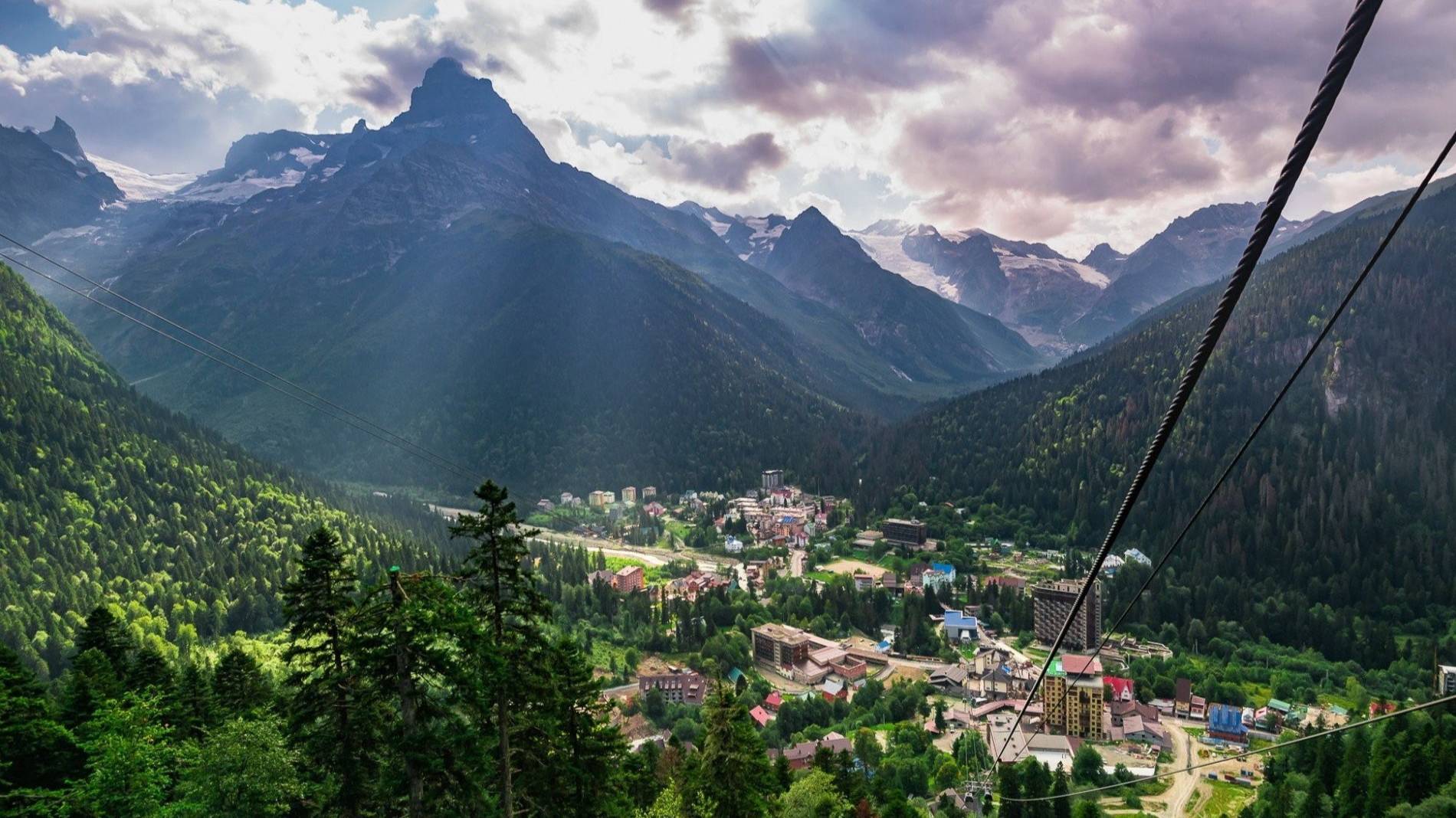Домбай, Карачаево-Черкессия, Северный Кавказ.