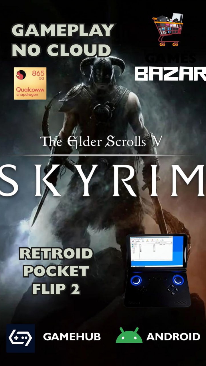 The Elder Scrolls V Skyrim Special Edition Retroid pocket flip 2 GameHub 5.1.0 #games#skyrim #tes5