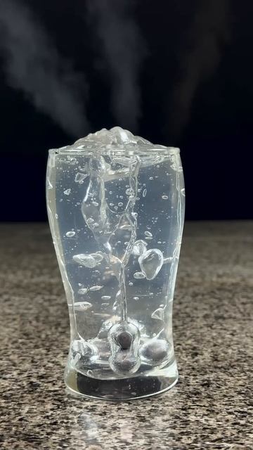 Experiment glowing Hot Metal balls vs Aloevera Gel 😱  asmr  science  aloevera