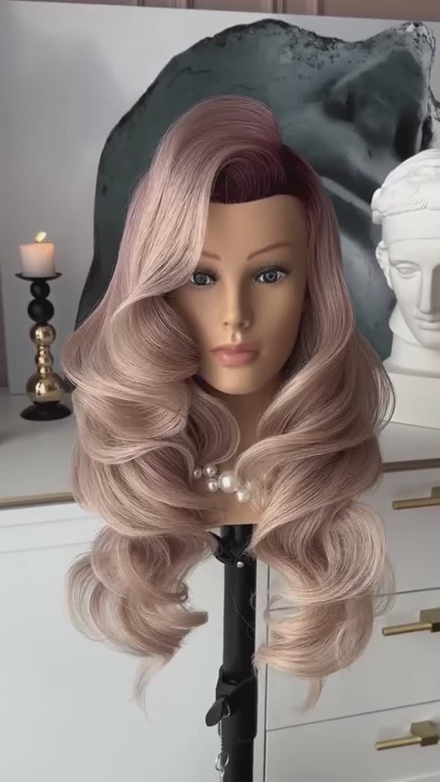 Роскошные объемные и стойкие локоны #прическа #укладка #волосы #локоны