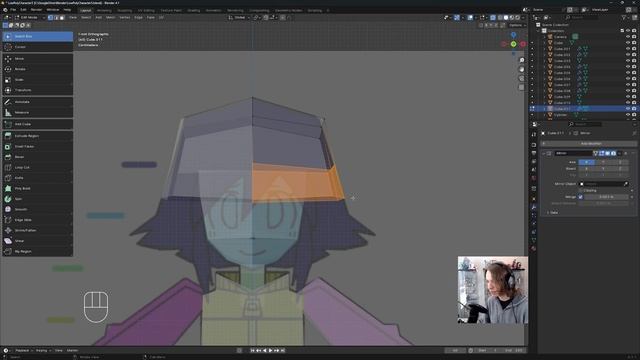 5 - Modeling The Top of the Hair