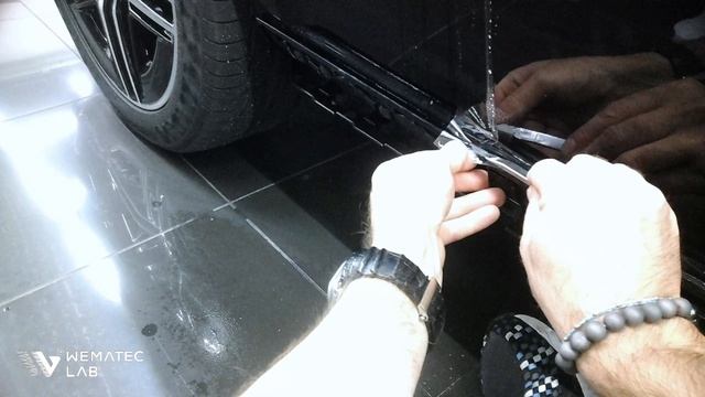 Оклейка V-Class: Задняя дверь - делаем на "изи"! 🚐