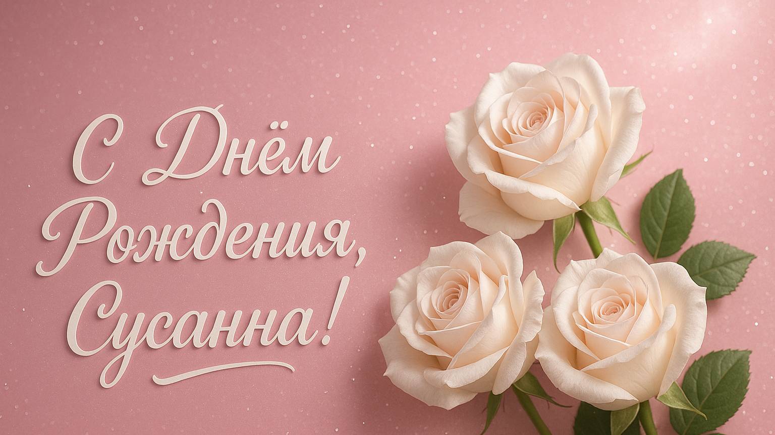 С Днём рождения, Сусанна!