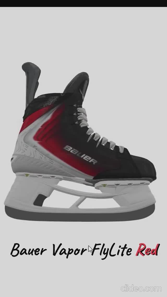 Хоккейные коньки Bauer Vapor FlyLite Custom Red