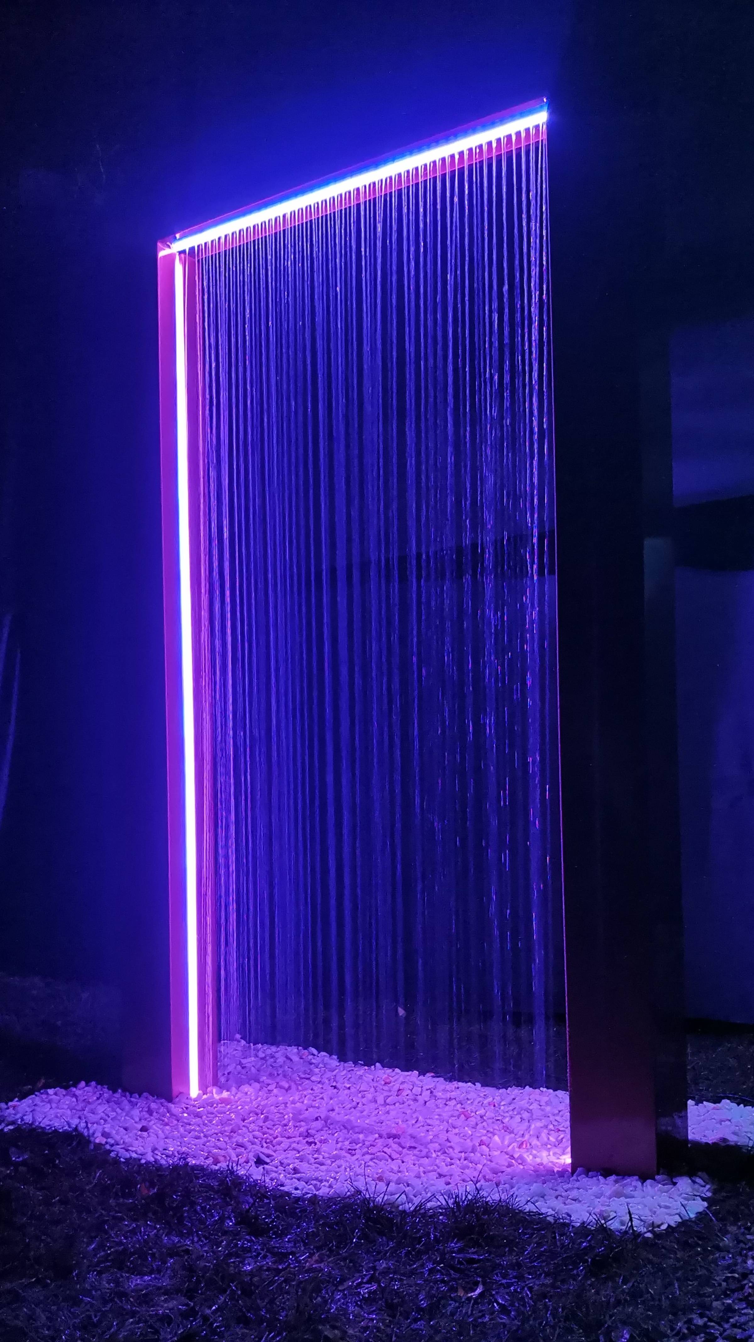 Современный декоративный Водопад. Модель: "Палаус 2.0" Цвет-Млечный путь. Высота-2.0м./Ширина1.25м.