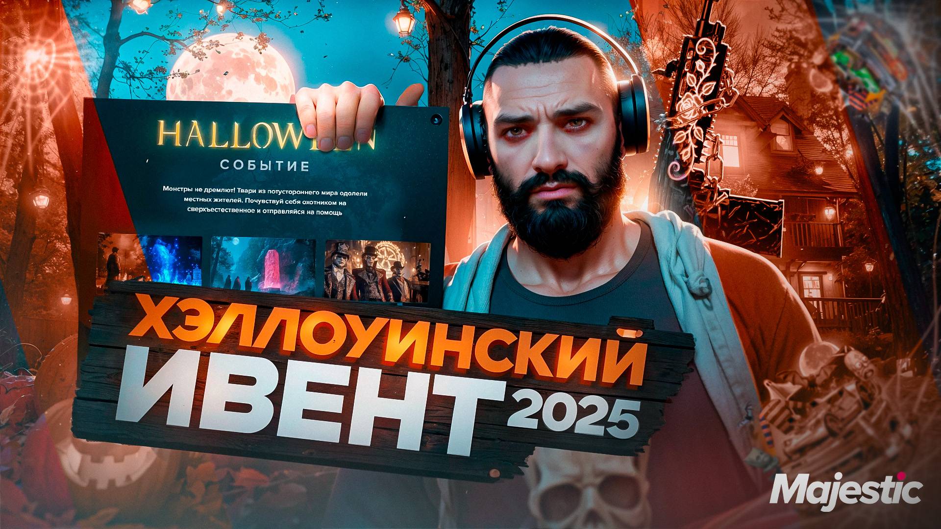 ХЭЛЛОУИН НА MAJESTIC RP! Новые НАГРАДЫ и ИВЕНТ 2025 GTA 5 RP!