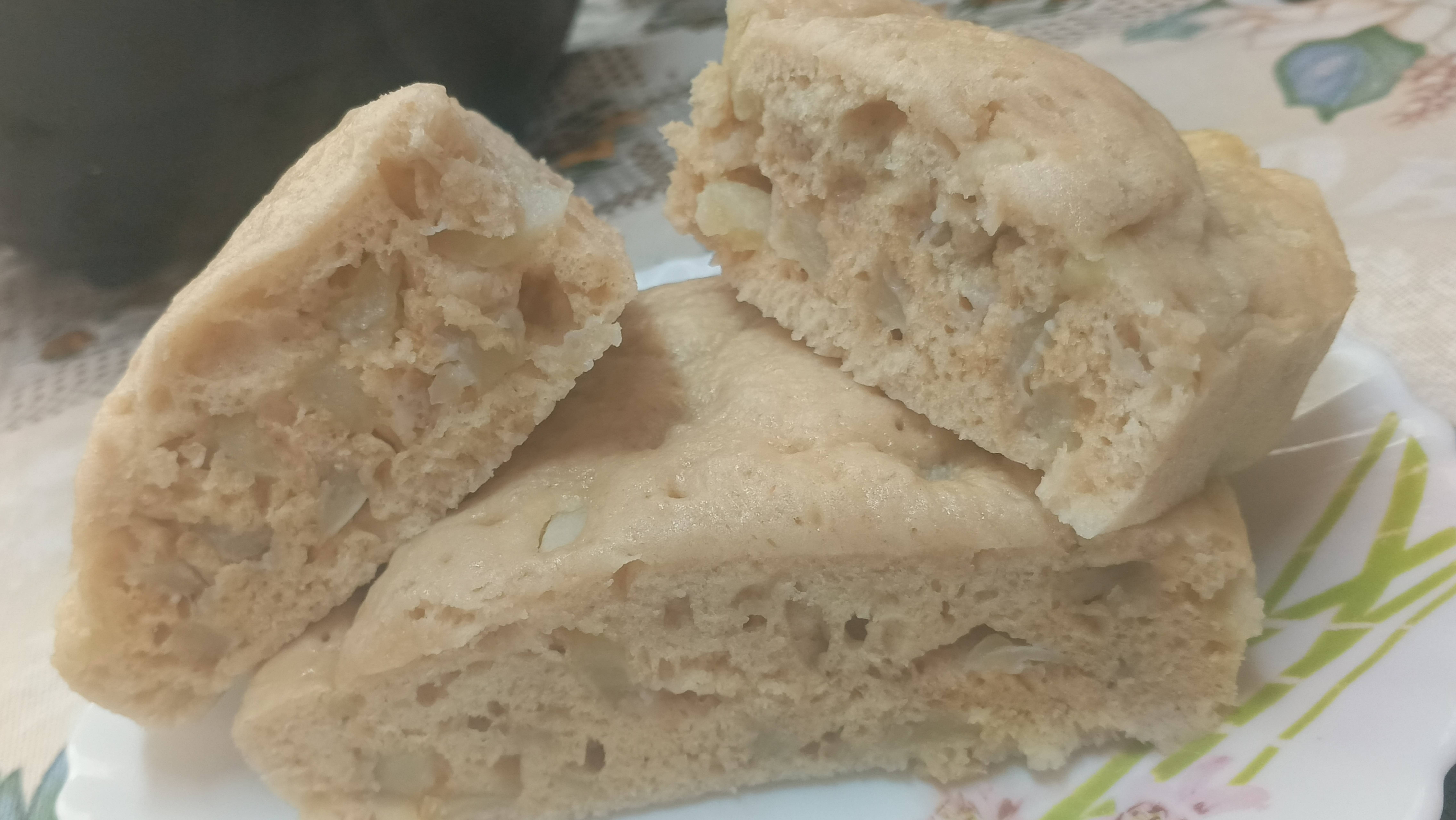 Шарлотка с яблоками за 5минут в микроволновке. Свежая выпечка на скорую руку.