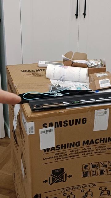 Подключение стиральной машины и монтаж телевизора на стену в новостройке. Часть 1