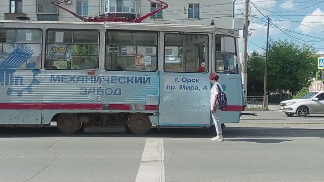 Орск. Трамвай на Никелевый комбинат. Романтика "сурового стиля"