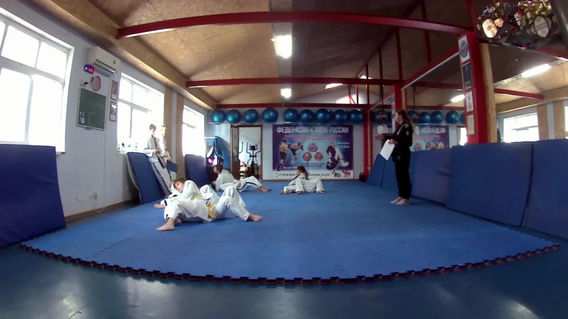 Аттестация Кэмпо. 10кю. Часть 2