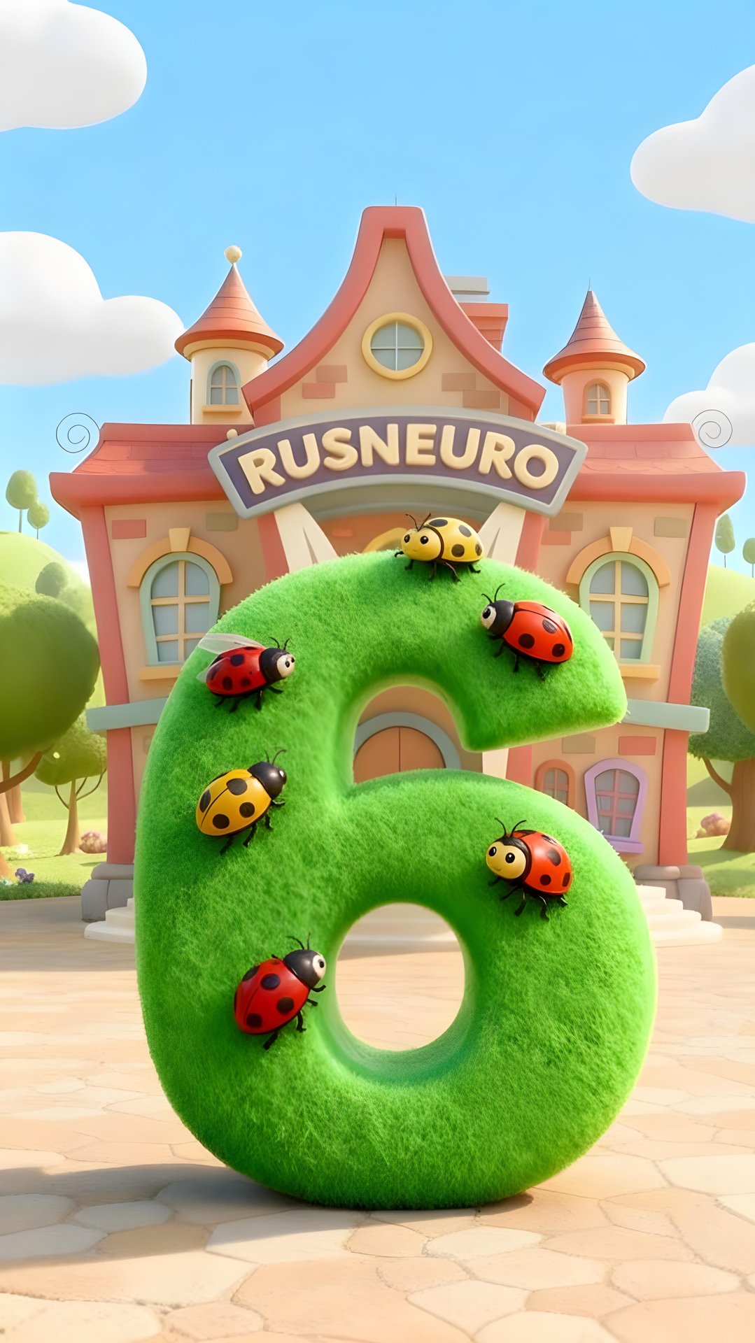 Учим цифры для малышей | Цифра 6 | Шесть жучков #дети #цифры #обучениедетей #детям