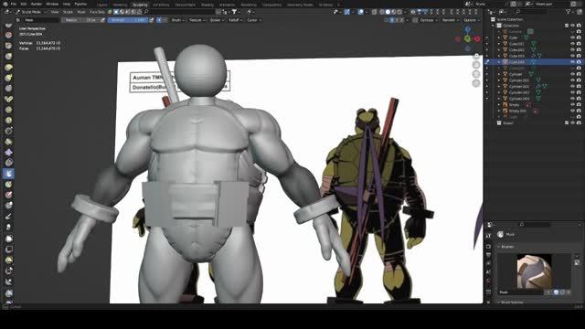 1 первое видео с моделированием черепашки