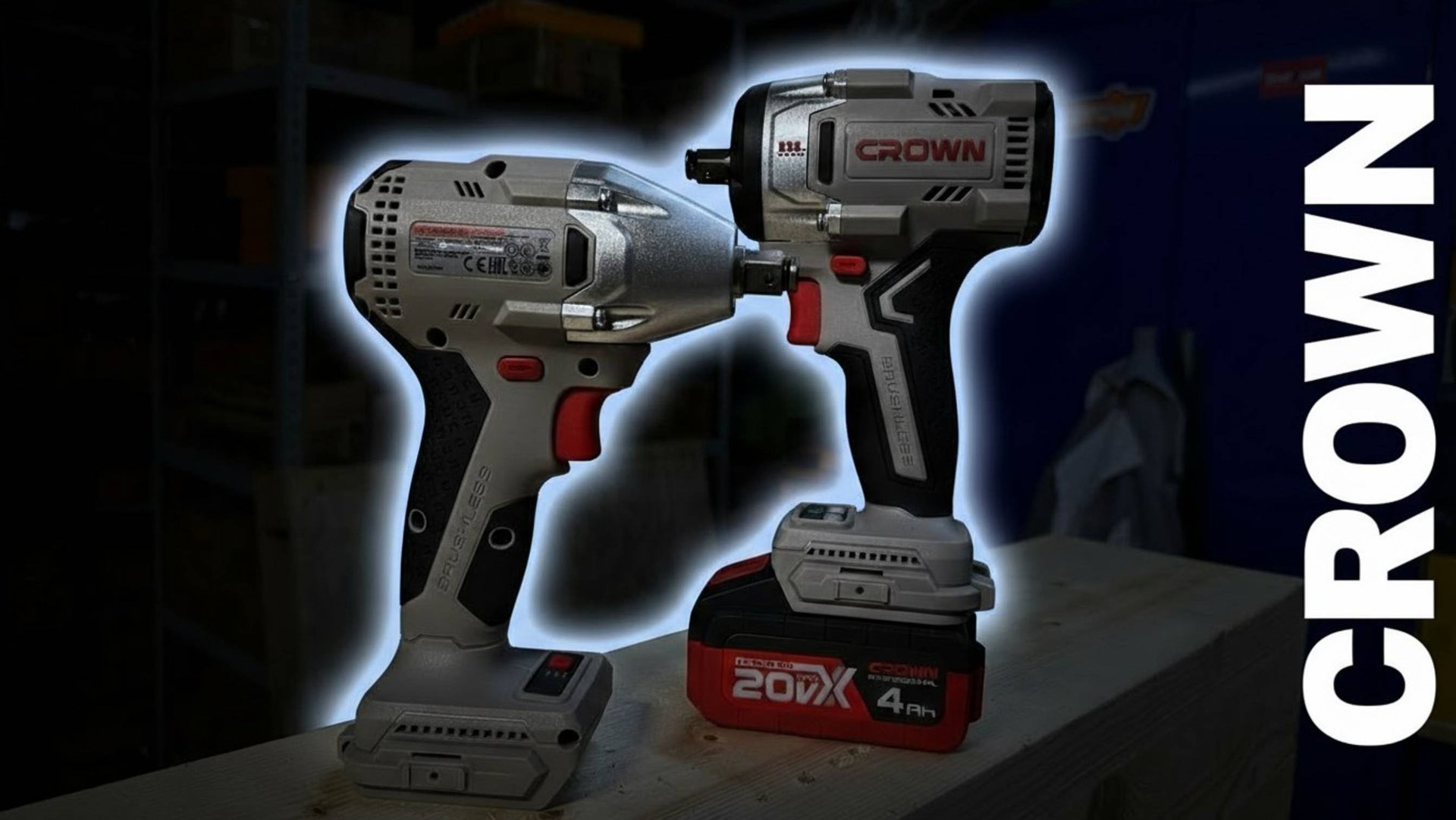 Два гайковерта CROWN