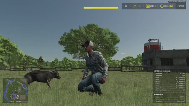 Farming Simulator 25 Карта Сосновка. "Силос и добрые телята" #13