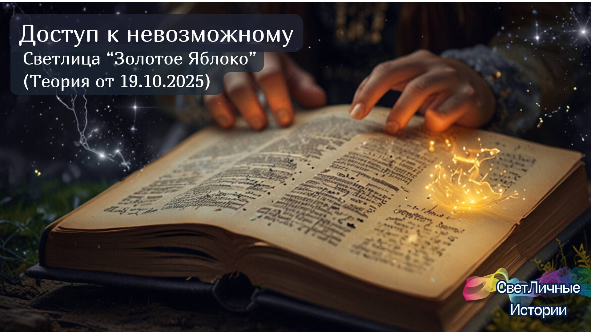 Получить доступ к невозможному Теория. Светлица "Золотое яблоко" Игра от 19.10.2025