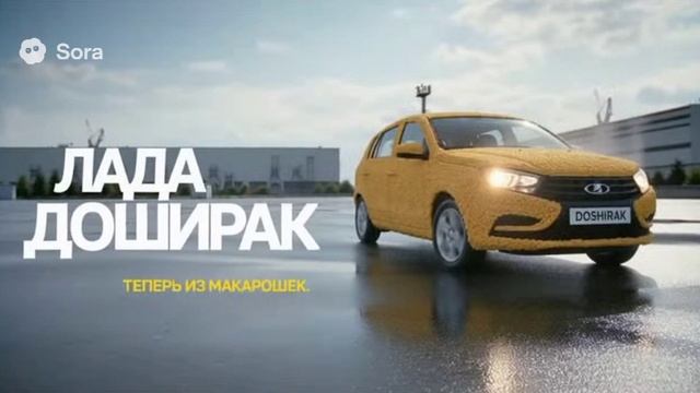 Лада из макарон