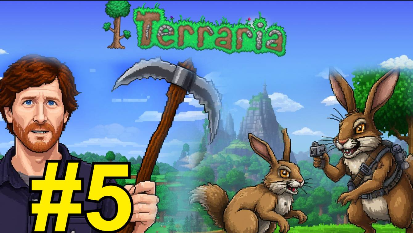Terraria Прохождение(2025) ч5 Новая Кирка