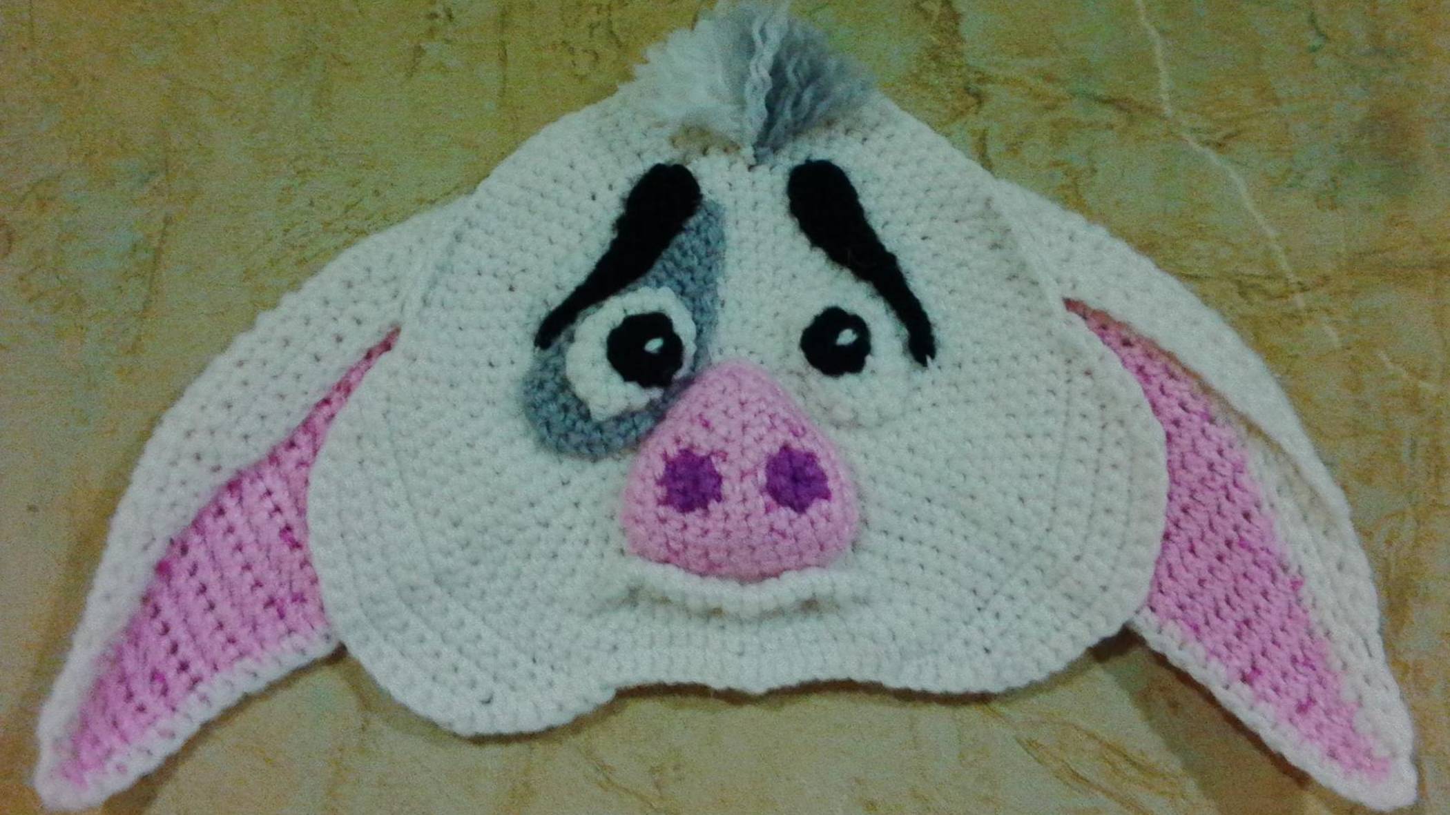 Прихватка _Поросенок Пуа_, ч.2. Pothook is a pig of Pua, р.2. Amigurumi. Crochet.