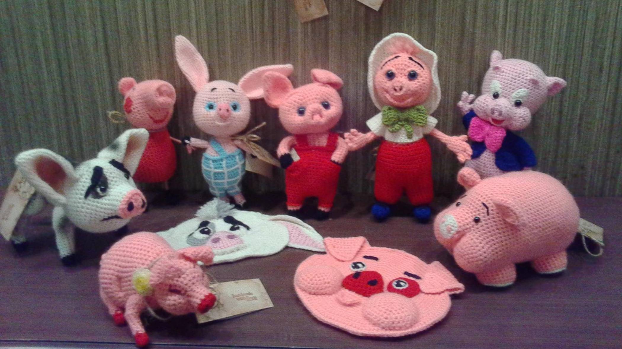 Прихватка - поросенок Пухля, ч.1. Pothook is a piggy Poohlya, р.1. Amigurumi. Crochet. (1)