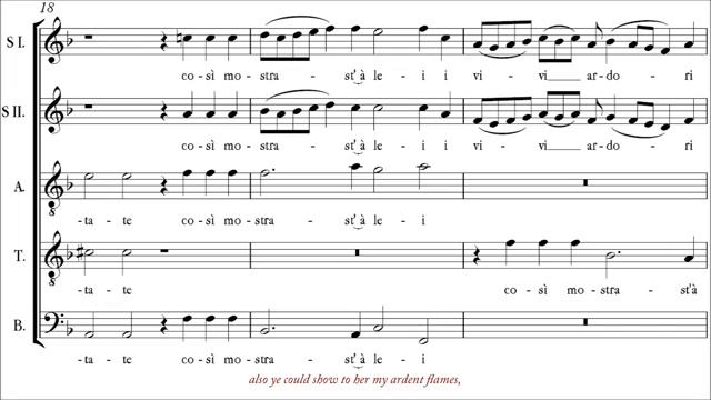 Monteverdi Sfogava con le stelle á 5 La Venexiana