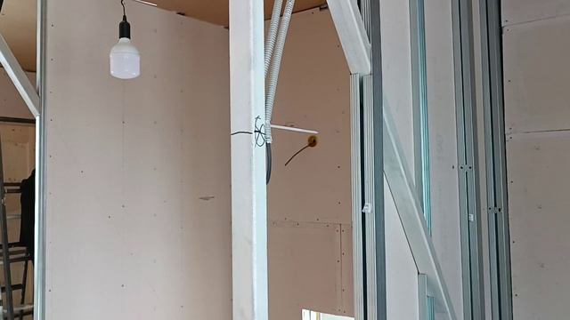 Продолжаем монтаж ГВЛ #монтаж #строительство