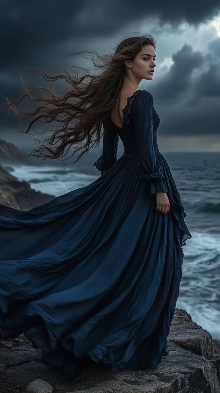 Решимость. Темно-синий. Mood videos #нейросетьзахватитмир