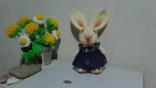 Пасхальная Зайка, ч.2. Easter Bunny, р.2. Amigurumi. Crochet.  Вязать игрушки, амигуруми.