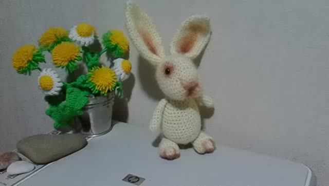 Пасхальная Зайка, ч.1. Easter Bunny, р.1. Amigurumi. Crochet.  Вязать игрушки, амигуруми.