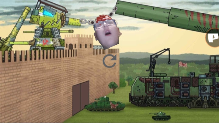 Реакция на КВ-44 защищает крепость! Оборона Китайской Стены