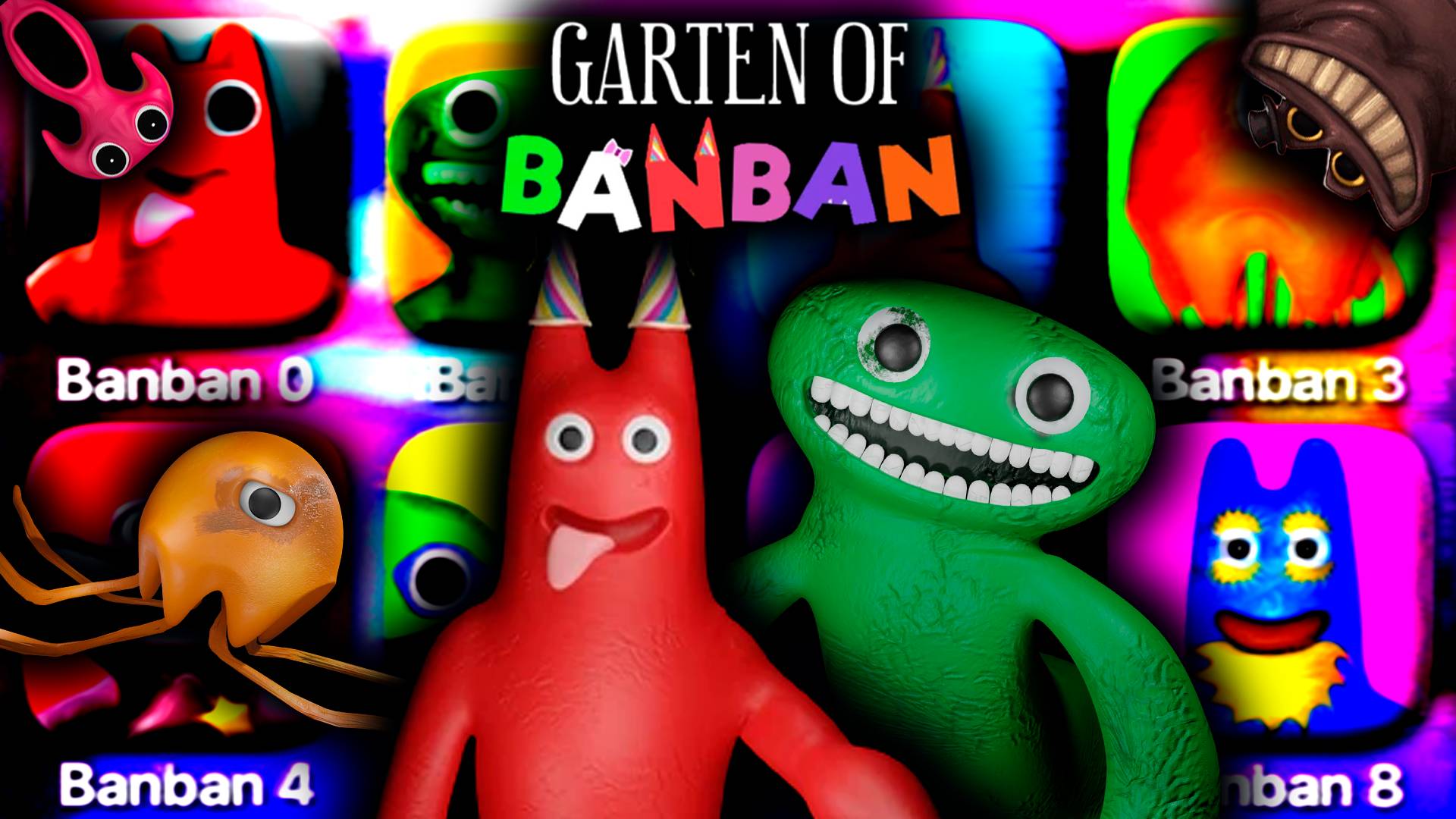 Garten Of Banban 0, 1, 2, 3, 4, 6, 7 & 8 ПОЛНОЕ ПРОХОЖДЕНИЕ И ГЕЙМПЛЕЙ #47