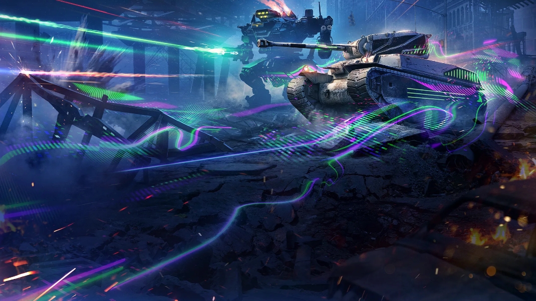 Играем в Tanks blitz.(49)