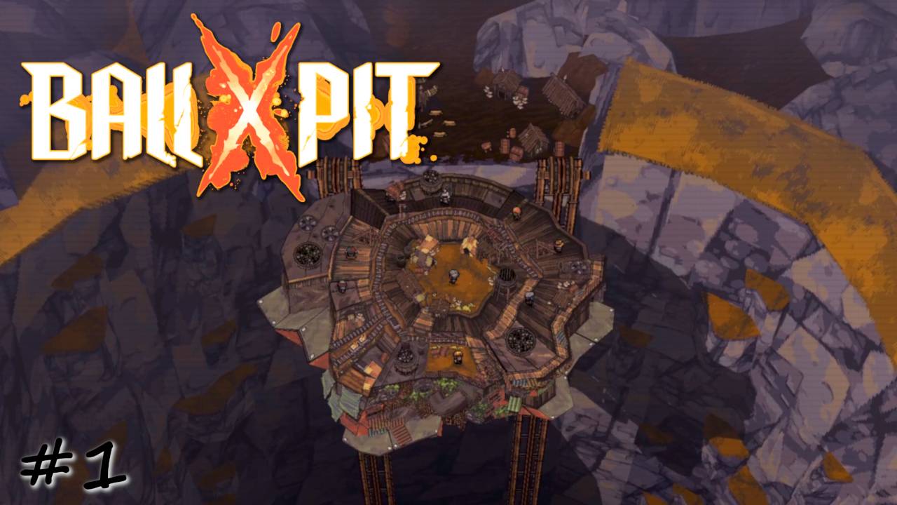 Спуск с шарами в большую яму - #1 - BALL x PIT