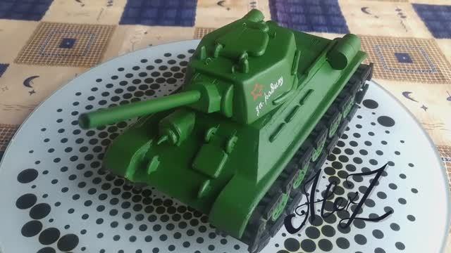 Нестандартная сборка модели танка Т-34 из дерева. Часть вторая.