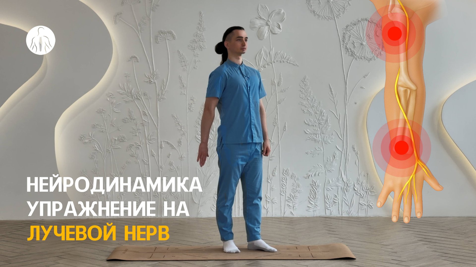 Нейродинамика: упражнение на лучевой нерв, уровень 1