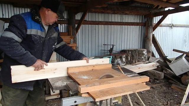 Обработка досок на станке и приспособах