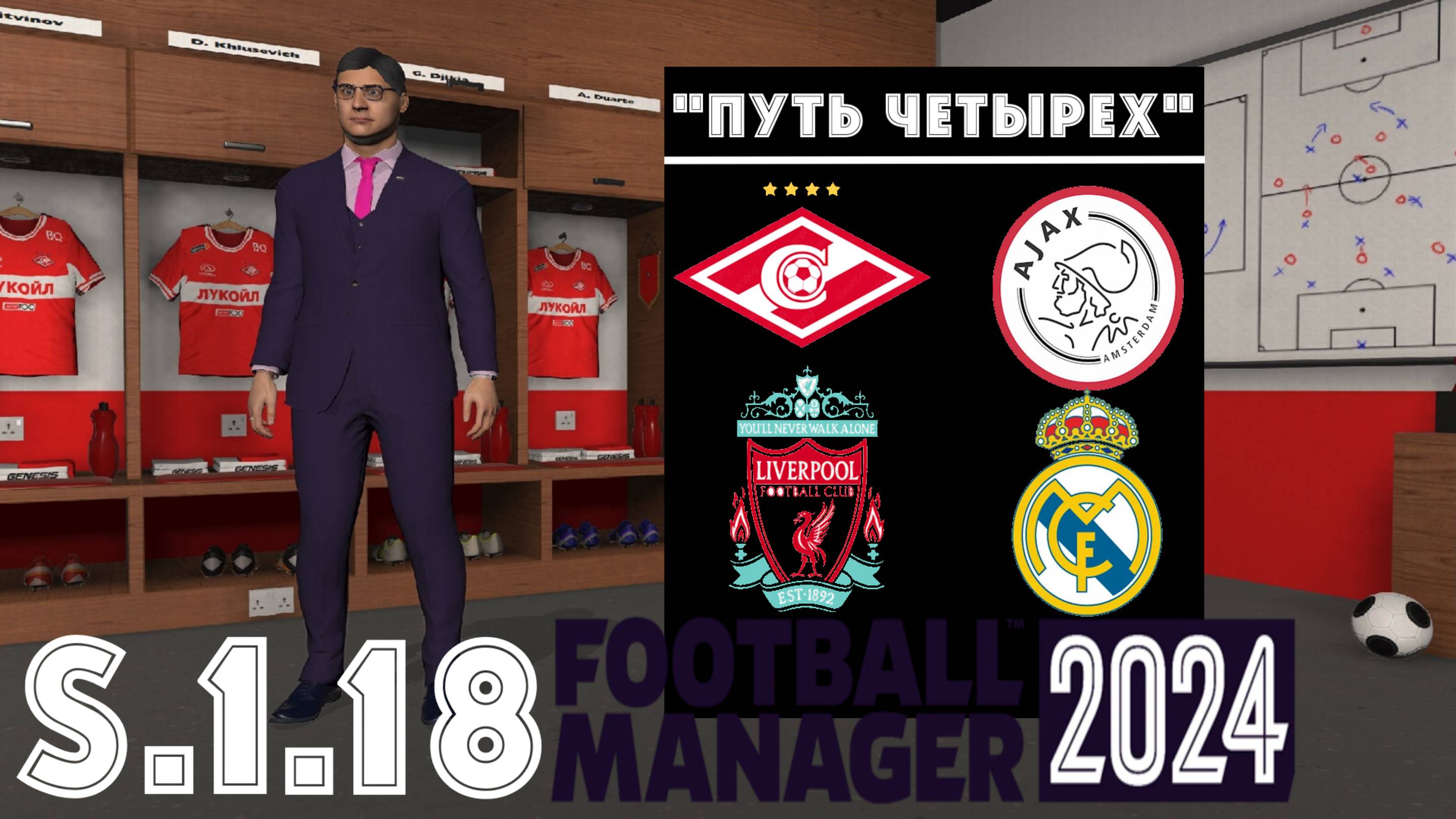 Football Manager 2024 ⚽Путь Четырёх | Спартак М | S.1.18. Концовка первого тура