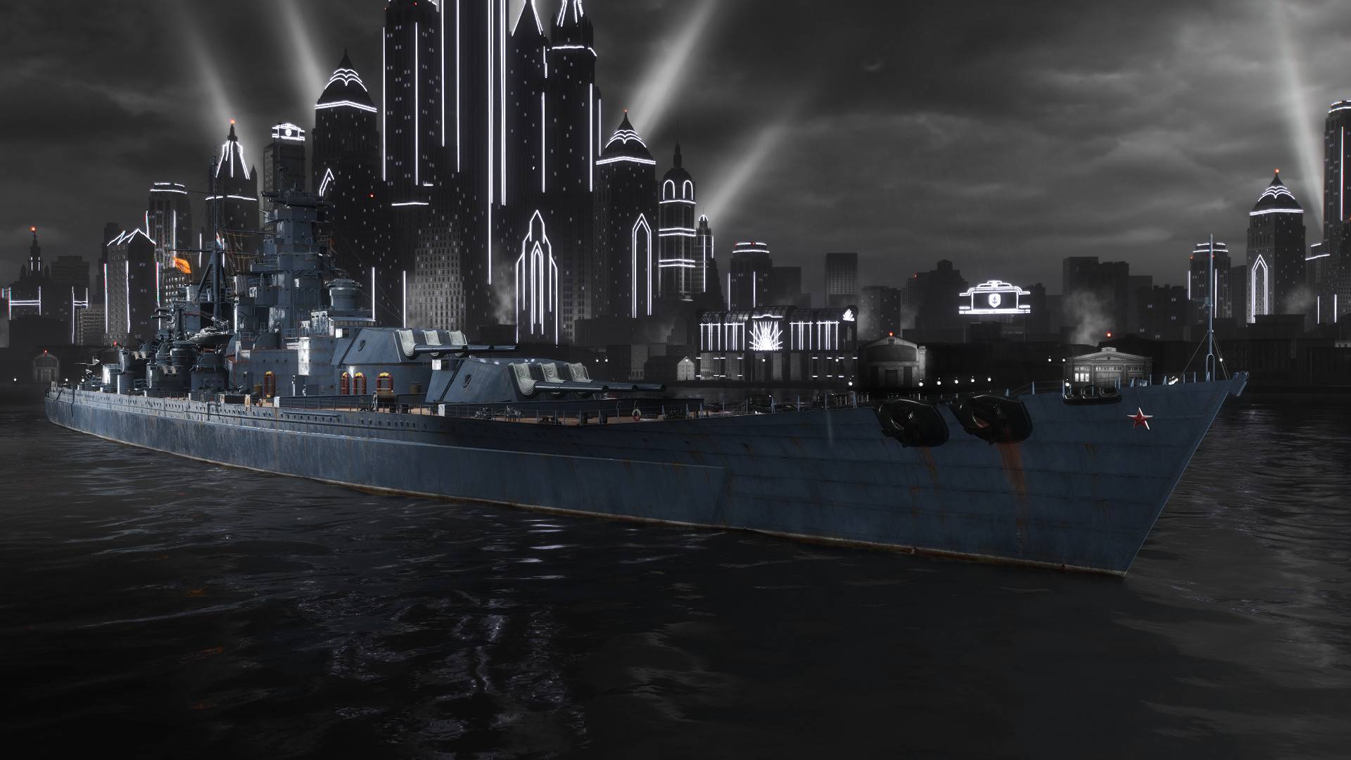 Мир кораблей. Случайный бой №18.