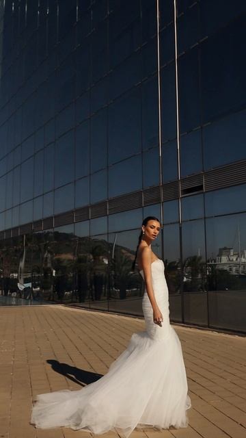 Свадебное платье Сиам из коллекции «Vela» 2026 от бренда Gabbiano