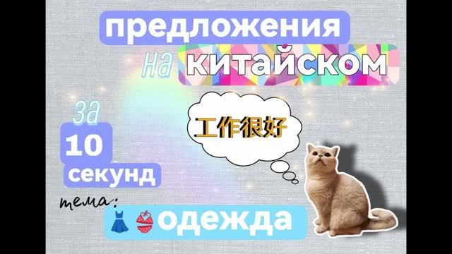 Одежда китайский