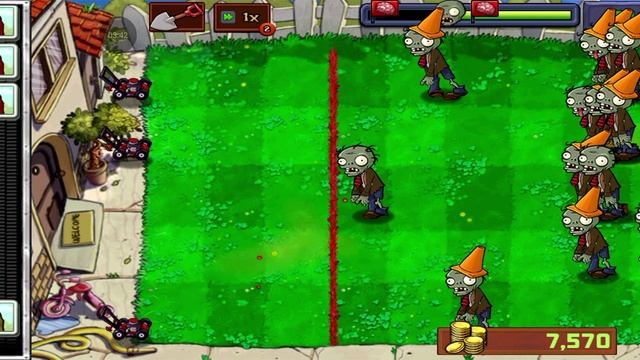 Прохожу PVZ 1 level 1-5 кампания 2