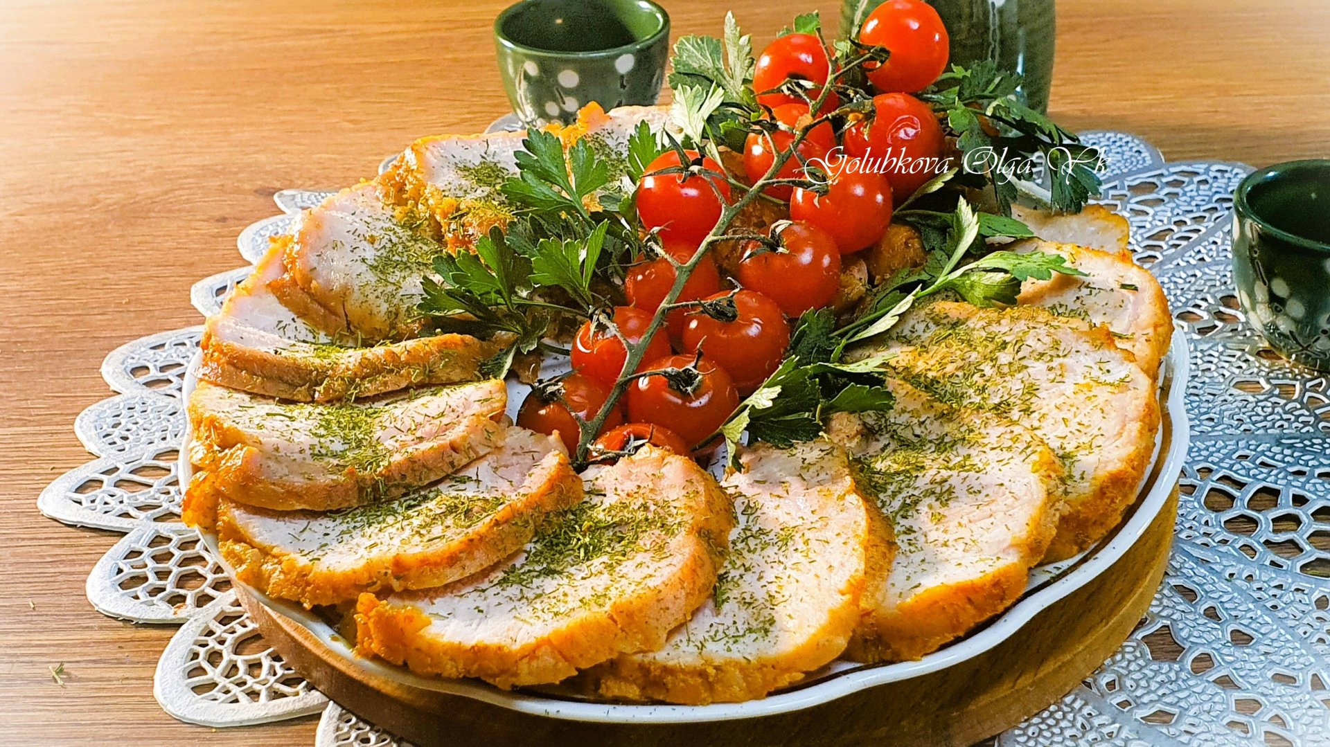 Мясная нарезка на праздничный стол