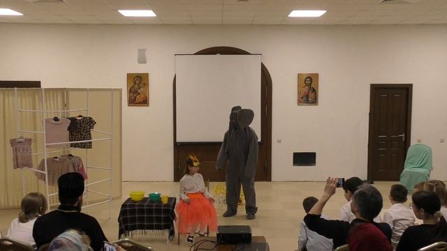 сценка Белка и слон - Пасхальный концерт 27.04.25 г