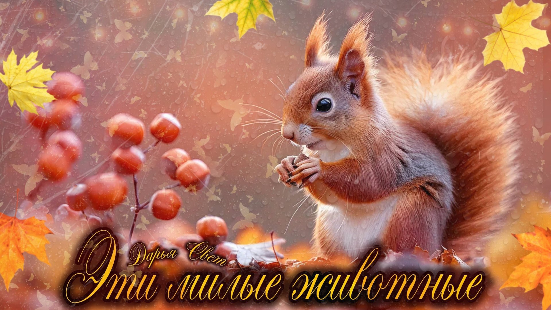 Белочки в зимних шубках. Белки и орешки. Любительницы орехов. Осень 2025