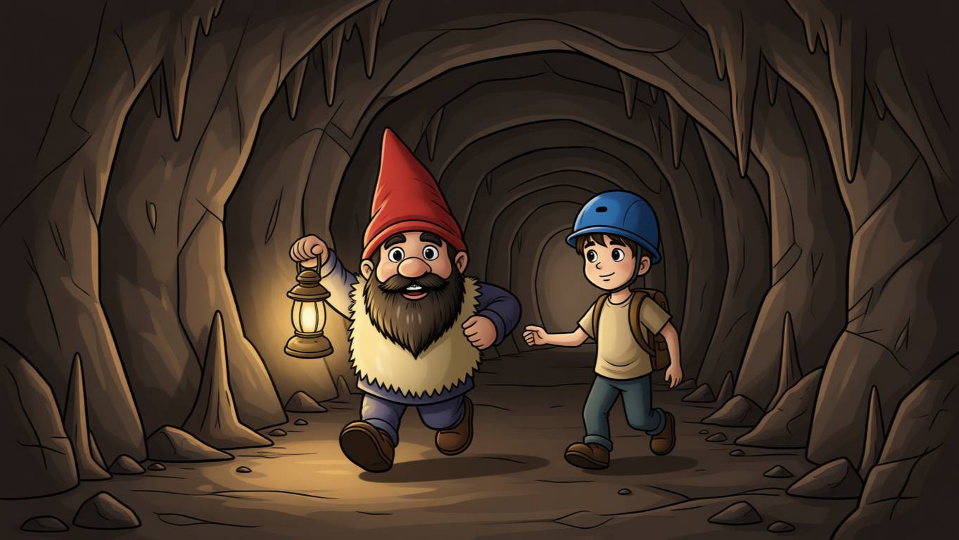 Гном — добрая волшебная сказка для детей